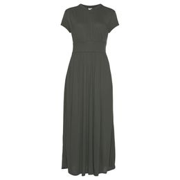 Lascana Kleid Damen Gr&ouml;&szlig;e 36 dunkelgr&uuml;n Sommerkleid