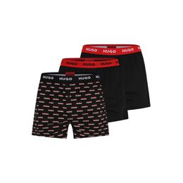 Hugo Boxershorts Herren Gr&ouml;&szlig;e XL rot / schwarz / wei&szlig;