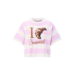 Rich & Royal Rich & Royal T-Shirt Damen Gr&ouml;&szlig;e XS schoko / ros&eacute; / wei&szlig;