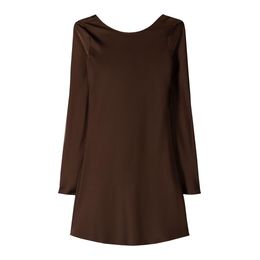 Bershka Kleid Damen Gr&ouml;&szlig;e 40 braun Winterkleid