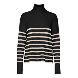 V&eacute;ro Moda Vero Moda Pullover 'VMMarina' Damen Gr&ouml;&szlig;e S schwarz / wei&szlig;