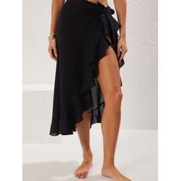 Trendyol Strandrock Damen Gr&ouml;&szlig;e XL schwarz