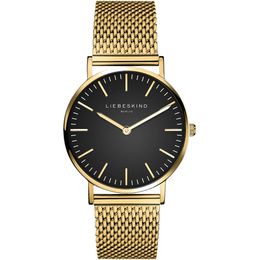 Liebeskind Berlin Uhr 'LT-0096-MQ' Damen Gr&ouml;&szlig;e One Size gold / schwarz