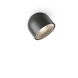 Vibia Plusminus Solo 6332 Semi‑Recessed Ceiling Black 2700K On/Off