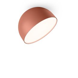 Vibia Plusminus Solo 6335 Semi‑Recessed Ceiling Terra Red 3000K CASAMBI