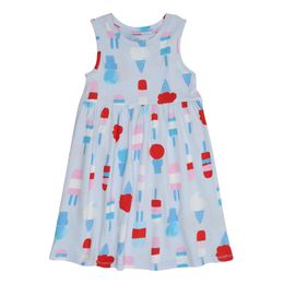 GAP Kleid M&auml;dchen Gr&ouml;&szlig;e 98 azur / taubenblau / rosa / wei&szlig;