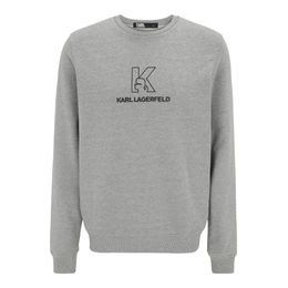 K by KARL LAGERFELD Karl Lagerfeld Sweatshirt Herren Gr&ouml;&szlig;e XL graumeliert / schwarz