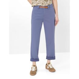 Brax Damen Flatfronthose Style MADISON INDIGO MOOD, Blau, Gr. 42