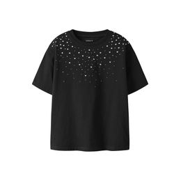 name it T-Shirt 'NKFBEA' M&auml;dchen Gr&ouml;&szlig;e 116 schwarz