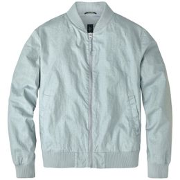 LangerChen Herrenblouson Leinen S Eisblau