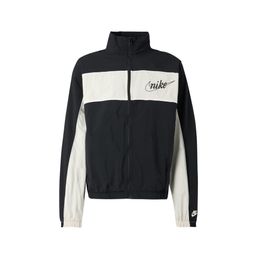 Nike Sportswear Jacke 'CLUB' Herren Gr&ouml;&szlig;e M schwarz / naturwei&szlig;