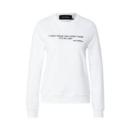 K by KARL LAGERFELD Karl Lagerfeld Sweatshirt Damen Gr&ouml;&szlig;e L schwarz / wei&szlig;