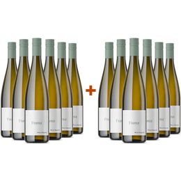 Weingut Franz 6+6 Paket Wei&szlig;burgunder 2024 Trocken - Rheinhessen &ndash; Probierpaket Qualit&auml;tswein
