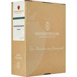 Oberrotweiler Winzerverein Bag in Box 3,0 L Grauburgunder 2025 Trocken - Baden &ndash; Wei&szlig;wein Qualit&auml;tswein