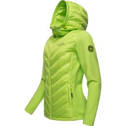 Navahoo Damen Outdoorjacke "Nimm Mich Mit", gr&uuml;n, Gr. XS, Obermaterial: 100% Polyester; Obermaterial &Auml;rmel: 68% Viskose, 27% Polyamid, 5% Elasthan;