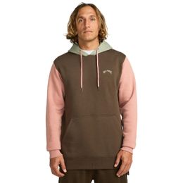 Billabong Herren Kapuzensweatshirt "Arch Block"schwarz cedar, Gr. S, Obermaterial: 55% Baumwolle, 25% Baumwolle, 20% Polyester;, Sweatshirts