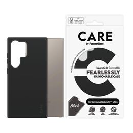 Handyh&uuml;lle "Magnetic QI Fearlessly Fashionable Case f&uuml;r Samsung Galaxy S25 Plus", B:11cm H:2,5cm T:20cm, schwarz, CARE BY PANZERGLASS, H&uuml;llen,
