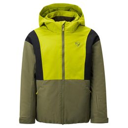 Ziener Kinder Skijacke "ABBE-Z jacket junior"electric grass, Gr. 104, Obermaterial: 100% Polyester; Futter: 100% Polyamid; Futter 2: 100% Polyester;