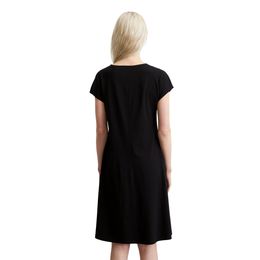 Marc O'Polo MARC O'POLO Damen Jerseykleid, schwarz, Gr. S, Single Jersey, Obermaterial: 48% Baumwolle, 48% Modal, 4% Elasthan, Kleider