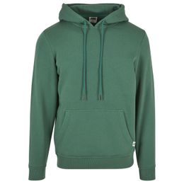Urban Classics Herren Rundhalspullover "Urban Classics Herren Organic Basic Hoody"leaf, Gr. L, unifarben, 100% Baumwolle, Pullover