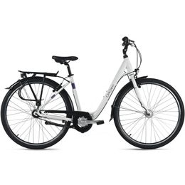 Dacapo Cityrad "Dacapo Damenrad 28'' Padova Wei&szlig; 7 G&auml;nge RH 48 cm", 48cm, 28 Zoll (71,12cm) hinten: 28 Zoll (71,12cm)wei&szlig;, wei&szlig;, Fahrr&auml;der