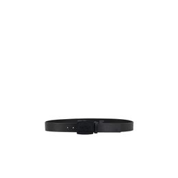 Herren Lederg&uuml;rtel "All Black Belt", schwarz, Alpha Industries, Obermaterial: 60% Polyurethane, 40% Leder, G&uuml;rtel