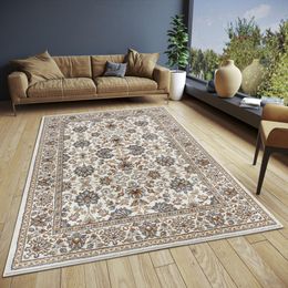 Teppich Hanse Home, B:120cm H:8mm L:170cm, beige, Jute, Polyester, Polypropylen (PP), Wohnzimmer, Teppiche, "Saraceni", L&auml;ufer, Orientalisch,