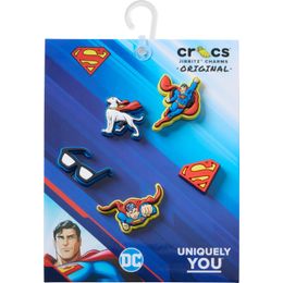Crocs Kinder Schuhanstecker "Jibbitz Superman"bunt, PVC, Schuhzubeh&ouml;r, Superhelden Charmes, Anstecker f&uuml;r Crocs Schuhe
