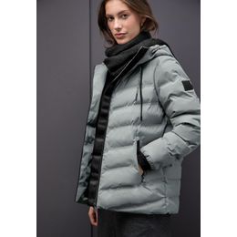 Street One Damen Steppjackefresh sage, Gr. 42, unifarben, Web, Obermaterial: 100% Polyester. Futter: 100% Nylon. Wattierung: 70% Polyester (REPREVE),