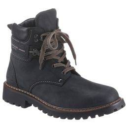 Josef Seibel Herren Winterboots "ADELBODEN", Gr. 40, schwarz, Nubukleder, Schuhe, mit gepolstertem Schaftrand