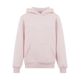 Karl Kani Kinder Kapuzenpullover "Karl Kani Small Signature Essential Hoodie Junior"pink, Gr. 110, unifarben, 70% Baumwolle, 30% Polyester, Pullover