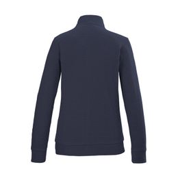 Killtec Damen Fleecejacke "KOS 100 WMN FLC JCKT", blau, Gr. 36, Oberstoff: 100% Polyester, Jacken, Gestreifte Damen-Fleecejacke mit Zipper-Taschen