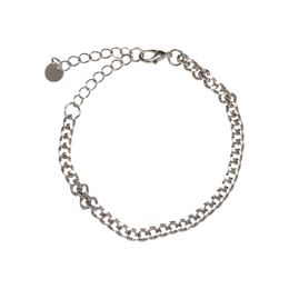Urban Classics Damen Bettelarmband "Urban Classics Unisex Small Saturn Bracelet", S/M, Eisensilber, Eisen, Armb&auml;nder