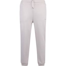 DROPSIZE Herren Jogginghose "Dropsize HEAVY NEXT GEN LOGO PRINT JOGGER"moonbeam, Gr. S, 70% Baumwolle, 30% Polyester, Hosen