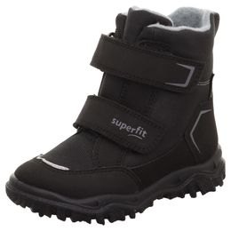 Superfit M&auml;dchen Winterstiefel "HUSKY WMS: Mittel", Gr. 28, schwarz, Textil, Schuhe, Snowboots mit w&auml;rmendem Textilfutter, Gr&ouml;&szlig;enschablone zum