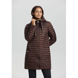 Luhta Damen Outdoorjacke "Luhta Mantel Hietois"dunkel braun, Gr. 36, 100% Polyamid, Jacken