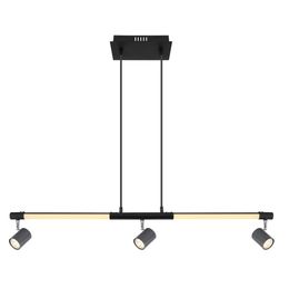 Globo LIGHTING LED Pendelleuchte "HL", 1 Stk.schwarz, Leuchten, H&auml;ngelampe/H&auml;ngeleuchte/Wohnzimmer/Esstisch/elegant