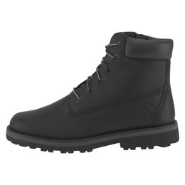 Timberland M&auml;dchen Schn&uuml;rboots "Courma Kid Traditional6In", Gr. 36, schwarz, Leder, Schuhe, Winterstiefel, Schn&uuml;rstiefel, Winterschuhe