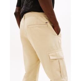 Tommy Jeans Herren Cargohose "TJM AUSTIN RIPSTOP CARGO", beige, Gr. 32, unifarben, Web, Obermaterial: 100% Baumwolle, Hosen, Mit G&uuml;rtelschlaufen