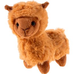 Heunec Kinder Kuscheltier "Kuma, Lama", braun, H:16cm, Pl&uuml;schfiguren, Made in Germany