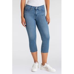 Levi's LEVI'S Damen Caprijeans "311 SHAPING SKN CAPRI", blau, Gr. 29, Denim/Jeans, Obermaterial: 60% Baumwolle, 23% Viskose, 16% Polyester, 1% Elasthan,