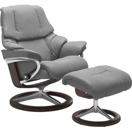 stressless "Reno" Set, Relaxsessel mit Hocker, mit Hocker, mit Signature Base, Gr&ouml;&szlig;e S, M & L, Gestell Wenge