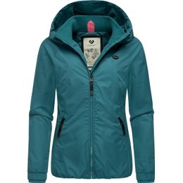 Ragwear Damen Outdoorjacke "Dizzie", blau, Gr. XL, Au&szlig;enmaterial: 100% Polyester; Innenfutter: 100% Polyester; Wattierung: 100% Polyester, Jacken,