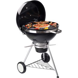 Backstein Tepro, H:1cm &Oslash;:28cm, schwarz, Cordierit, Backbleche, Pizzastein, &Oslash;: 28,5 cm