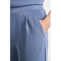 RICHROYAL Damen Culotte "2409 T Peach Culotte", blau, Gr. XS, Web, Obermaterial: 52% Modal, 42% Polyester, 6% Elasthan, Hosen, aus fester, gepeachter