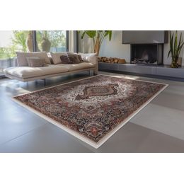 Teppich Kayoom, B:200cm H:6mm L:290cm, braun, Polyester, Wohnzimmer, Teppiche, "Rocks 525", Kurzflor, Orient Optik, Wohnzimmer
