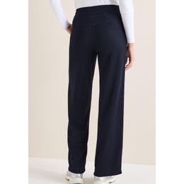Cecil Damen Stoffhose "Style NEELE", blau, Gr. XL, unifarben, Web, Obermaterial: 84% Polyester, 16% Viskose. Futter: 100% Polyester, Hosen, Wide Leg