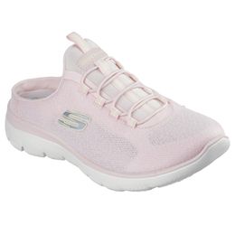 Skechers Damen Sabot "SUMMITS-SIMPLY SWEET", Gr. 42, rosa, Textil, Schuhe, Freizeitschuh, Sommerschuh, Hausschuh mit weicher Innensohle