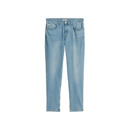 Marc O'Polo Herren Tapered-fit-Jeans, blau, Gr. 33, MARC O'POLO DENIM, Denim/Jeans, Obermaterial: 99% Baumwolle, 1% Elasthan, Jeans, mit dezenter Waschung
