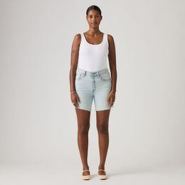 Levi's LEVI'S Damen Shorts "501 MID THIGH SHORT"gifted back ltw, Gr. 31, Web, Obermaterial: 88% Baumwolle, 9% Lyocell, 2% Elastomultiester, 1% Elasthan,